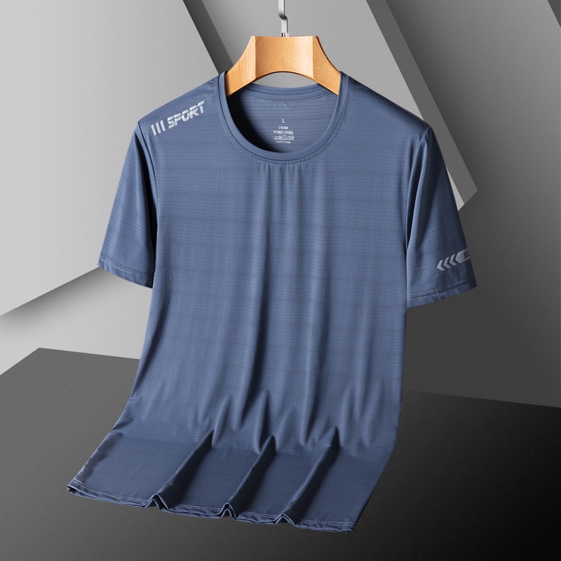 涼感衣男 冰絲短袖男 M-9XL 大尺碼T恤 短袖男 吸濕排汗衫 t桖男 男短袖 冰絲上衣男 運動衫男 健身t桖圓領上衣 | 蝦皮購物