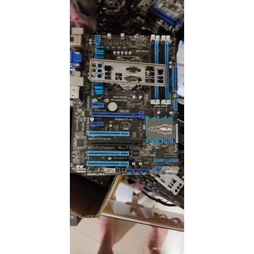 多種品牌 P8H77-V h77 le 1155 出貨前會測試拍照傳送給你 賣主機板 1片 含擋板 | 蝦皮購物