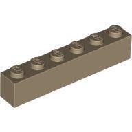 LEGO 4247151 3009 深米色 深砂色 1x6 基本磚 Sand Yellow | 蝦皮購物