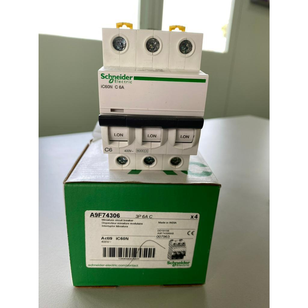 施耐德-小型斷路器3P6A (A9F74306) | 蝦皮購物
