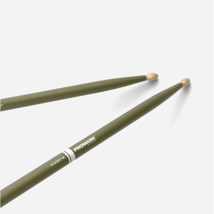 PROMARK 鼓棒 Rock 747 Painted Army Green | 蝦皮購物