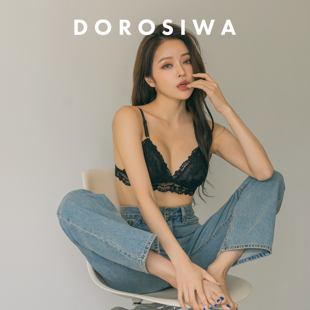 DOROSIWA 艾菲爾浪漫緹花蕾絲内衣 單層蕾絲 法式内衣 輕盈 舒適 時尚 女性内衣 (2色) | 蝦皮購物