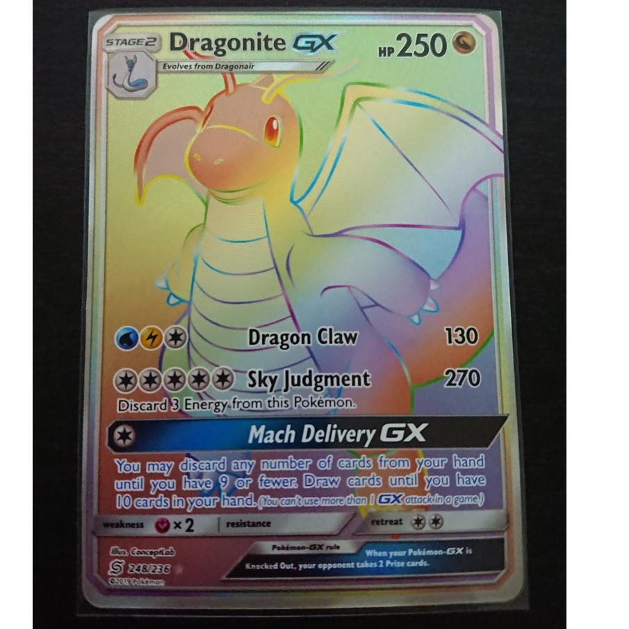 『Micky Lab』美版 Pokemon TCG SM11 152/236 Dragonite GX | 蝦皮購物