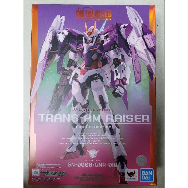 METAL BUILD 十周年紀念 00鋼彈 TRANS-AM 00 raiser Full Particle ver. | 蝦皮購物