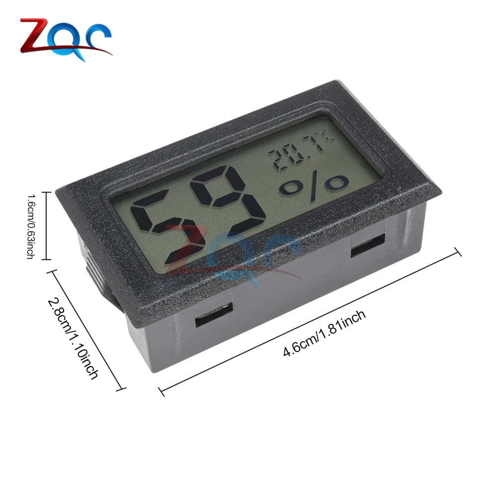 Mini LCD 數字溫濕度計溫度計濕度計 -50 -70°C 0-100%rh 儀表溫度傳感器濕度室內 | 蝦皮購物