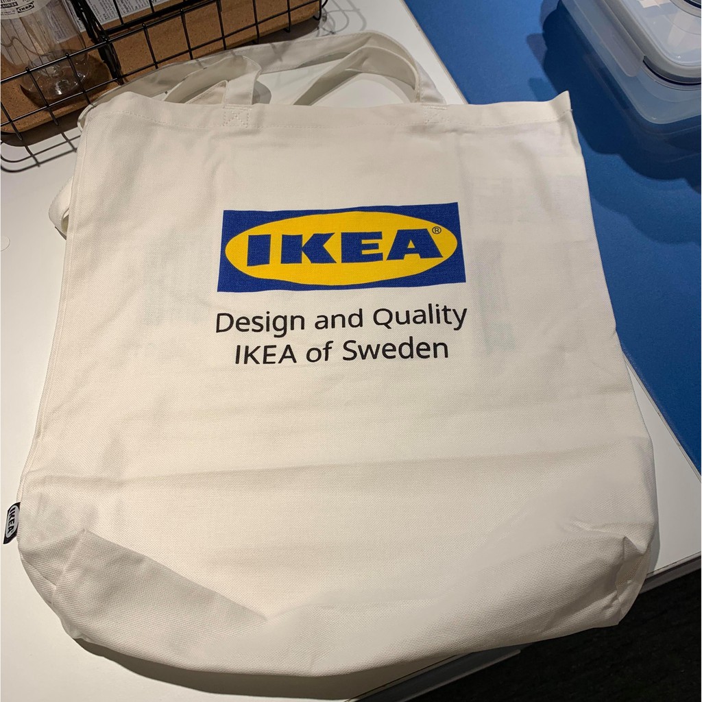 代購 IKEA EFTERTRADA 白色 條碼 限量 限定 絕版 環保袋 | 蝦皮購物