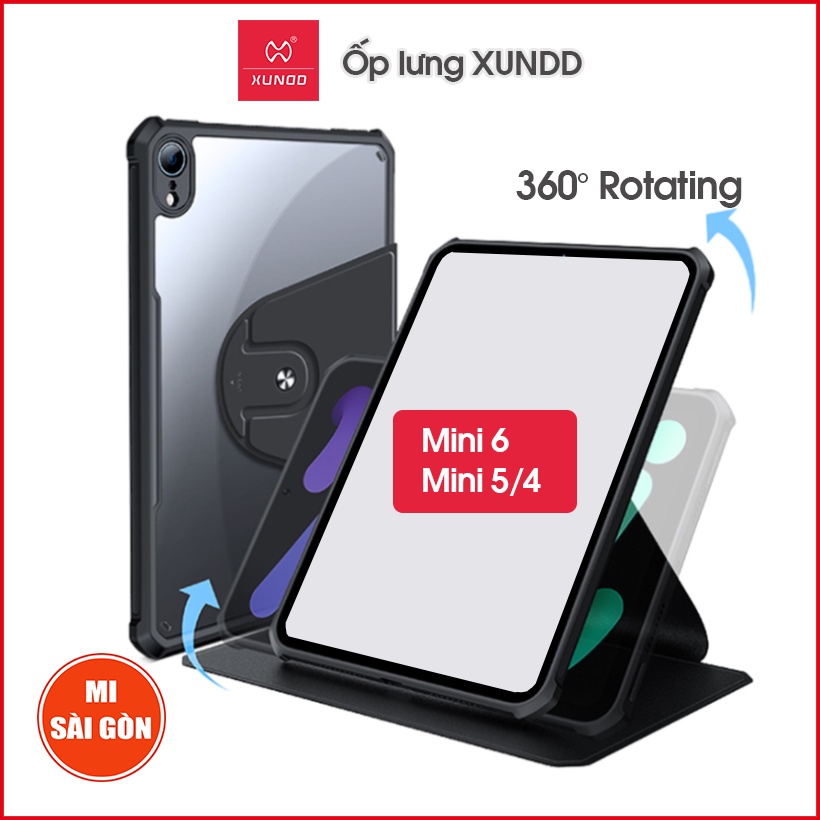 (HCM Express) XUNDD Case 旋轉 360 度迷你 iPad Mini 6 / 6 / 或 Mini | 蝦皮購物