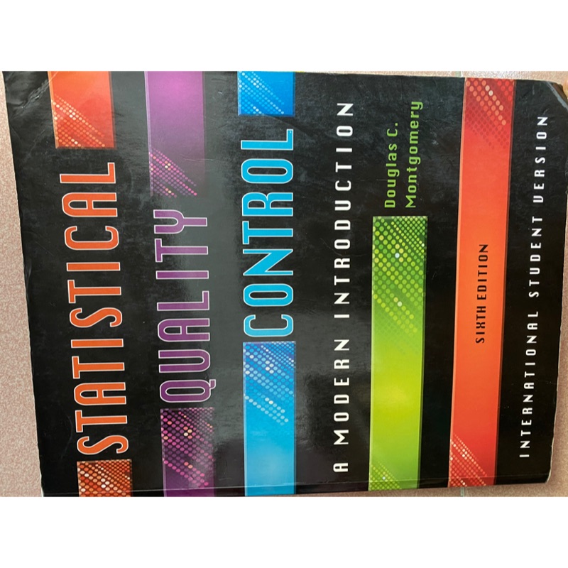品質管制 Statistical Quality Control : A modern introduction | 蝦皮購物