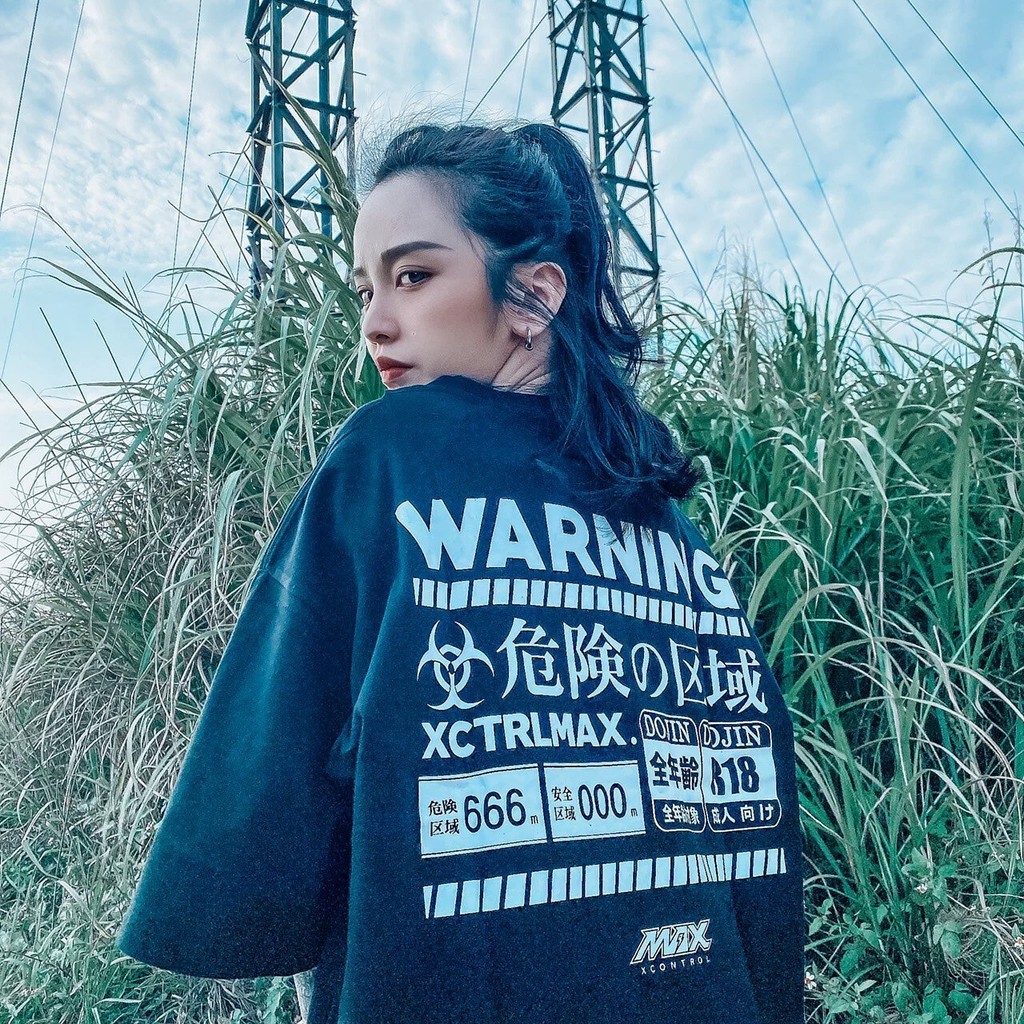 Xctrl.116 MAX 18禁危險短T-黑 落肩 OVERSIZE | 蝦皮購物