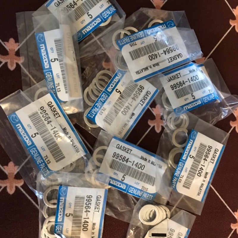 馬自達mazda原廠放油塞 墊片 (全車系 )另賣原廠保養各種機油品洩油螺絲，💥💥零售無附原廠帶子💥💥 | 蝦皮購物