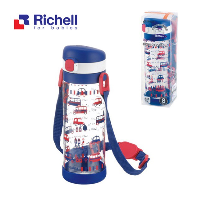 【Richell 利其爾】第四代LC 450ml 直飲式冷水壺 - 三款 【附背帶】 | 蝦皮購物