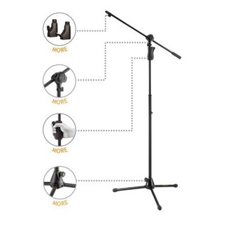 《白毛猴樂器》HERCULES MS632B PLUS 直斜兩用 麥克風架 油壓設計 海克力斯 含夾頭 | 蝦皮購物