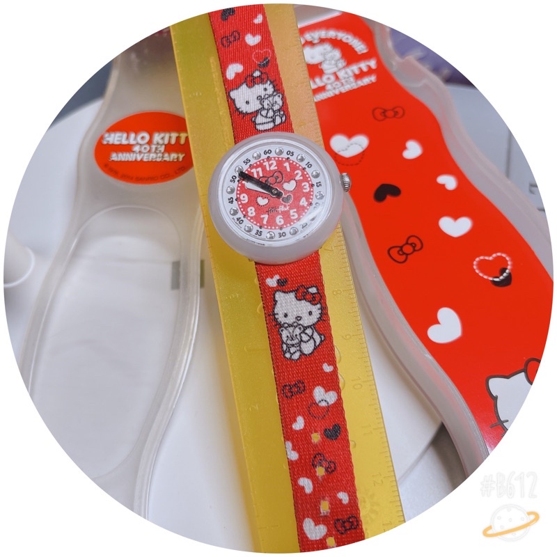 swatch手錶（kitty 40週年限定版）#已絕版#極具紀念收藏價值 | 蝦皮購物
