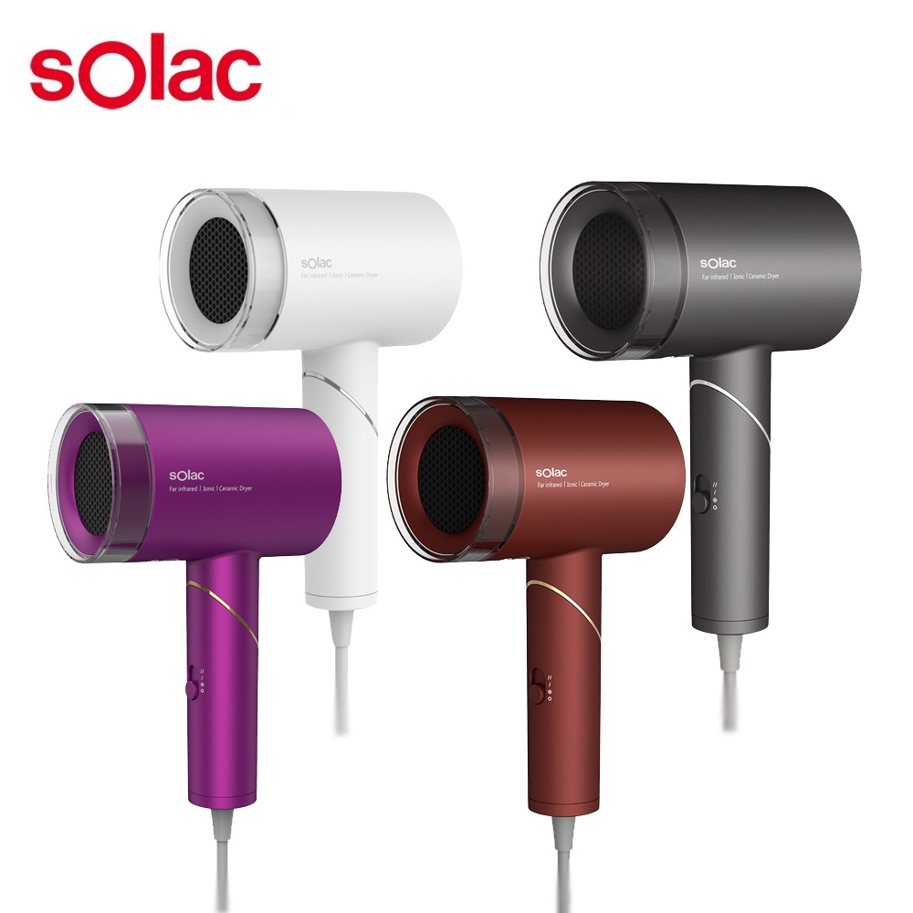蝦幣十倍【西班牙Solac】恆溫速乾負離子生物陶瓷吹風機SHD-508R/SHD-508E 三檔風溫速乾不傷髮 | 蝦皮購物