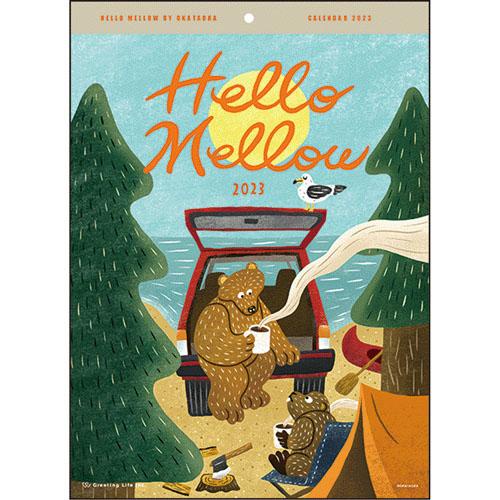 \日本現貨／2023年 OKATAOKA 露營熊 HELLO MELLOW 系列 掛曆 年曆 | 蝦皮購物