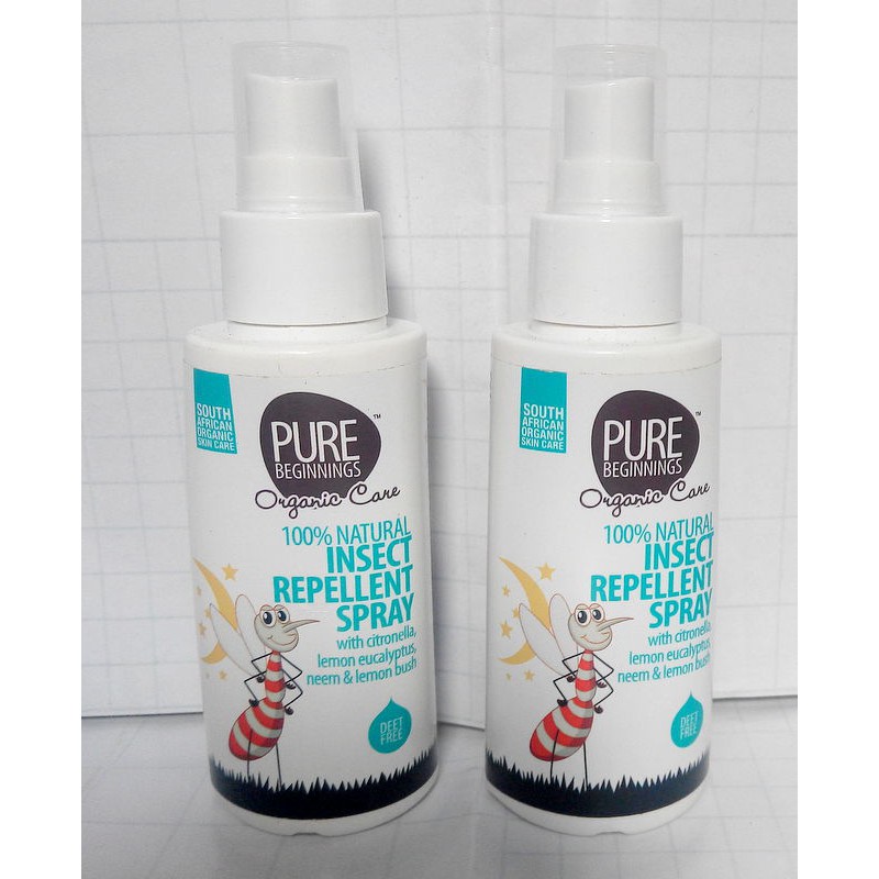 南非 Pure Beginnings - 純天然 驅蚊 防蚊 隨身噴霧 隨身膏 - DEET free 嬰兒成人安心用 | 蝦皮購物