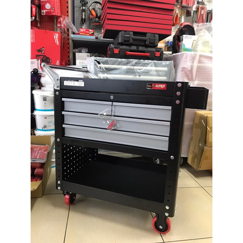 三起工具-樹德CT-H3A重型三抽工具推車/專業重型工具車/活動工具車/零件組裝推車工具箱裝修五金維修/工作車/汽修站 | 蝦皮購物