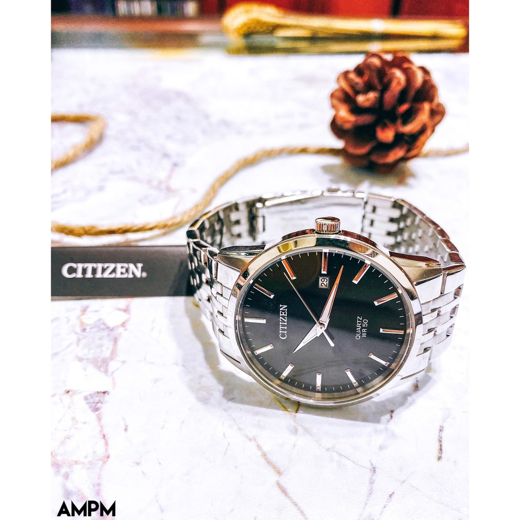 全新 現貨 CITIZEN BI5000-87E 星辰錶 39mm 大三針 日期顯示 黑色面盤 鋼錶帶 男錶 | 蝦皮購物
