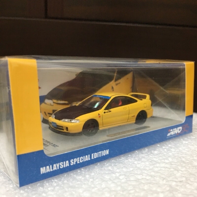 Inno64 Honda DC2 黃黑 spoon 無限 本田魂 喜美 1:64lntegra 馬來西亞限定Type-R | 蝦皮購物