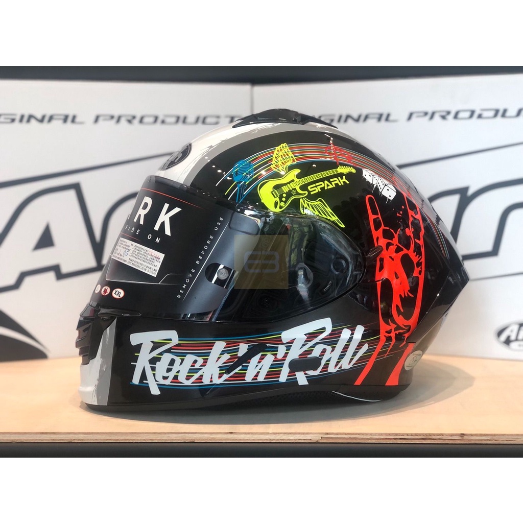 東橋安全帽 EB HELMET AIROH SPARK #3 亮黑 PINLOCK 全罩式 快拆式鏡片 內襯可拆洗 | 蝦皮購物