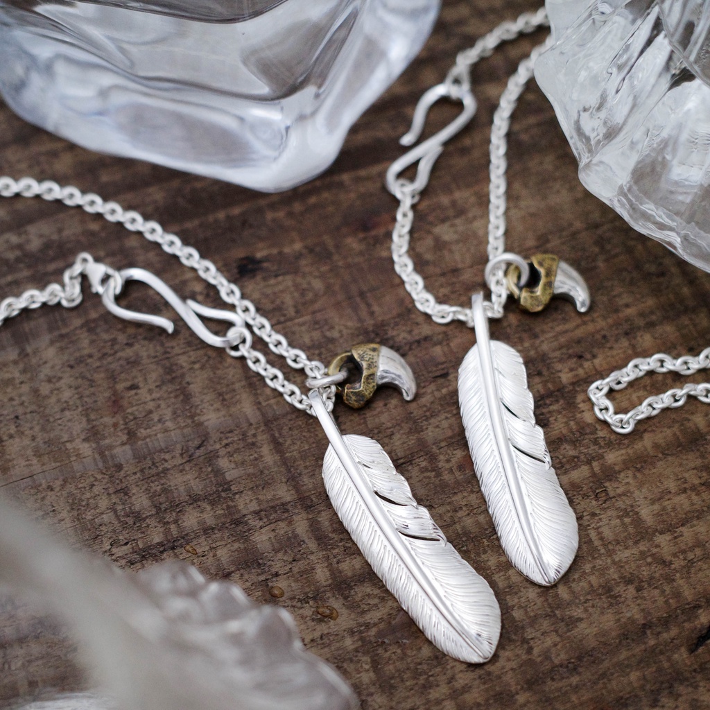 《ZEROCK》Zerock Studio Tiger Claw & Feather Set 虎牙項鍊組 拆賣&整組 | 蝦皮購物