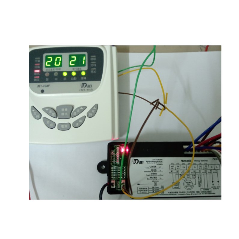 AC100~240V DEI-708F冷風 暖風 送風 用溫度控制器 可調整風速(技術性商品,請先詢問再下單) | 蝦皮購物