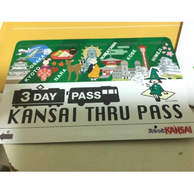 關西周遊券 (KTP) 3 Day pass | 蝦皮購物