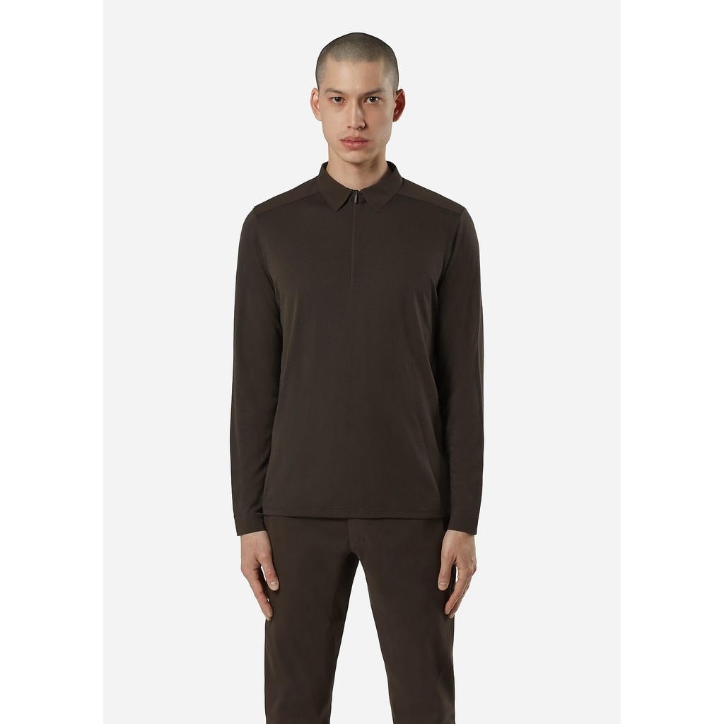 【現貨】Arc'teryx始祖鳥/L07461500 FRAME LS POLO男款/25900-綠棕色 | 蝦皮購物