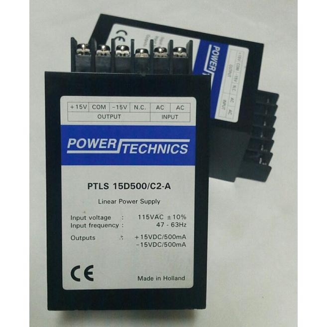 🌞 POWER TECHNICS 線性電源 PTLS 15D500/C2-A 入115VAC 出15VDC/500mA | 蝦皮購物