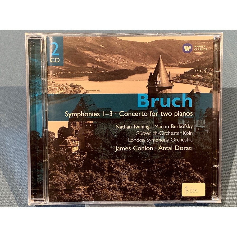 Bruch Symphonies 1~3 Concerto for two pianos 2CD 超值收藏 全新 | 蝦皮購物