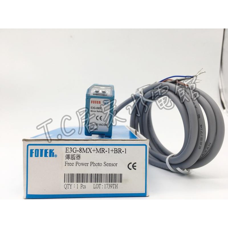 T.C水電 陽明 FOTEK E3G-8MX 傳感器 近接開關 光電開關 照射開關 | 蝦皮購物