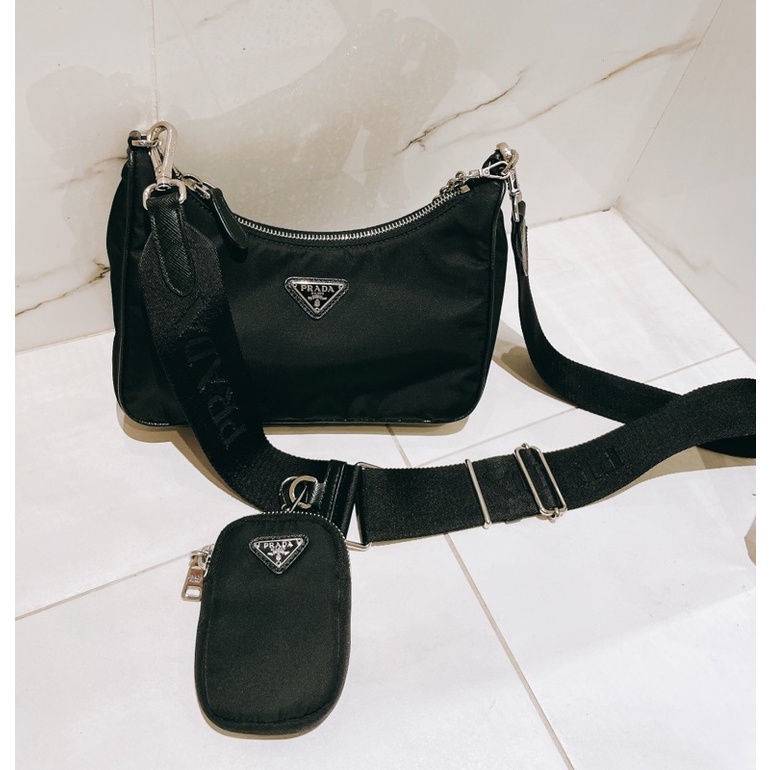 Prada Hobo三用包 普拉達 人氣3合一 | 蝦皮購物