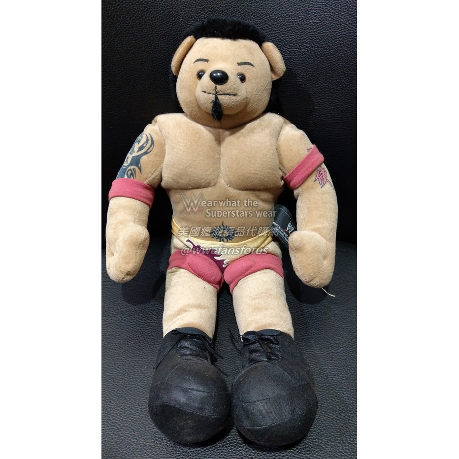 [美國瘋潮]正版 WWE Dave Batista Plush Bear Toy 野獸大巴玩具熊泰迪熊娃娃布偶珍藏特價中 | 蝦皮購物