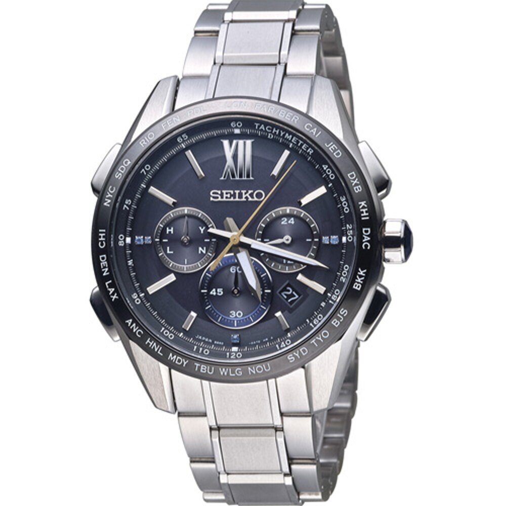 SEIKO 精工 男 Brightz 135週年限量鈦金屬太陽能電波錶(SAGA225J) SK009 | 蝦皮購物