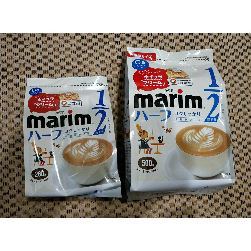 日本進口 AGF marim*1/2低脂肪奶精粉(袋) 非乳奶精粉 低脂1/2奶精粉 | 蝦皮購物