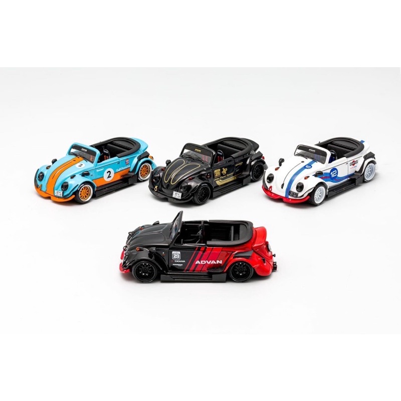 RWB 1/64 香港展覽會場限定版 金龜車 vw beetle 海灣 JPS Martini Advan塗裝 | 蝦皮購物