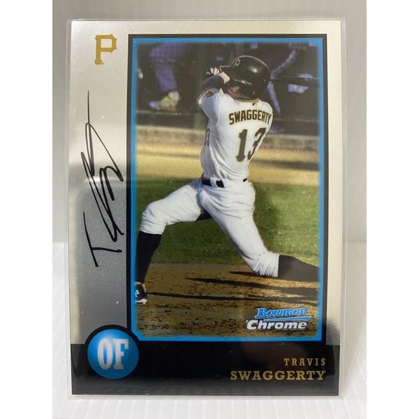 【ES-347】 MLB 匹茲堡海盜 TRAVIS SWAGGERTY TOPPS 印刷簽 銀亮 | 蝦皮購物