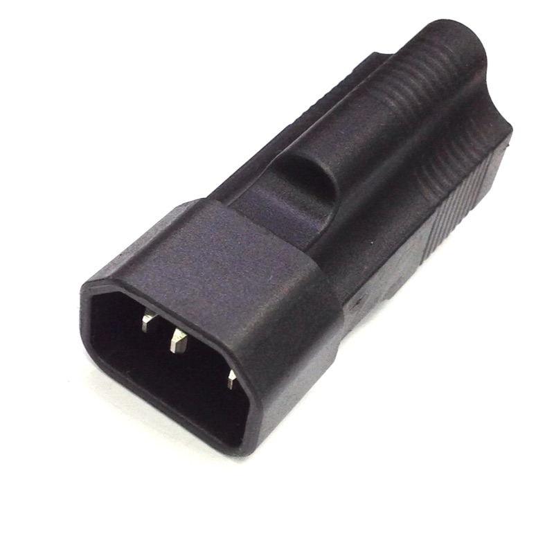 3P電源頭轉H型接地電源座 電源轉接頭 NEMA5-15 轉 ICE (C14) | 蝦皮購物