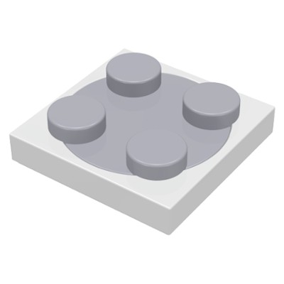 LEGO 樂高 零件 4540203 3679 + 368001 3680 白色 旋轉盤 2x2 | 蝦皮購物