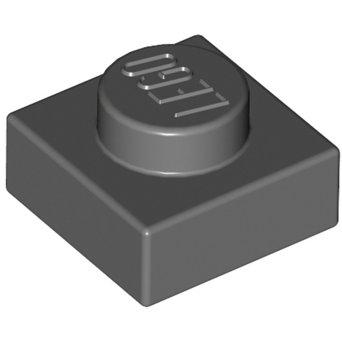 **LEGO** 正版樂高3024 全新零件 深灰色 1X1薄板磚 現貨 台灣出貨 | 蝦皮購物