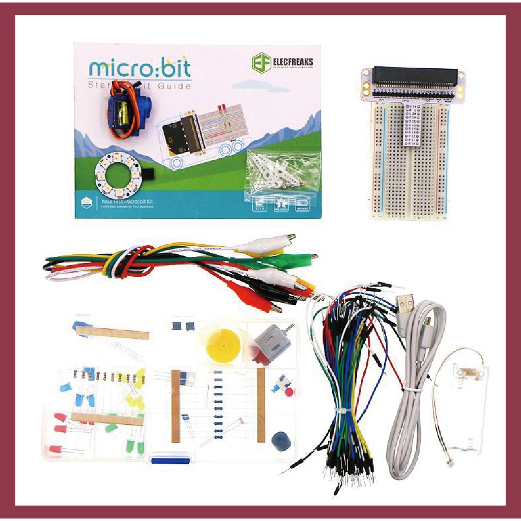 BBC micro:bit Starter Kit 專用電路測試套件組 (不含microbit開發主板) | 蝦皮購物