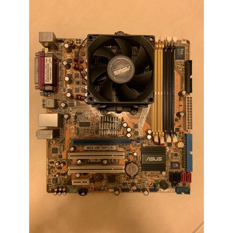 CPU(AMD Athlon 64 X2 5000+) +主機板(ASUS M2A-VM)+ram(贈送） | 蝦皮購物