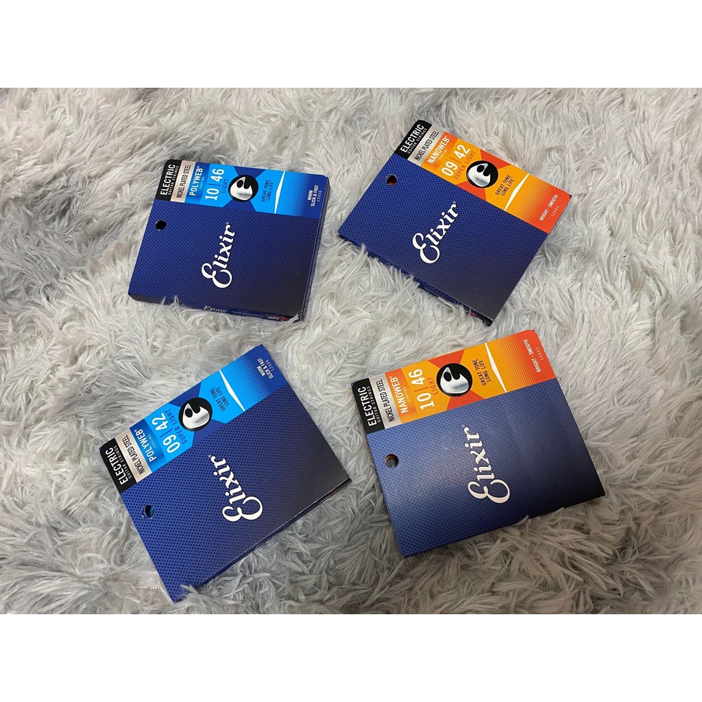 『現貨現貨』 下單後48小時內發貨 Elixir電吉他弦 POLYWEB NANOWEB 覆膜吉他弦 0942 1046 | 蝦皮購物