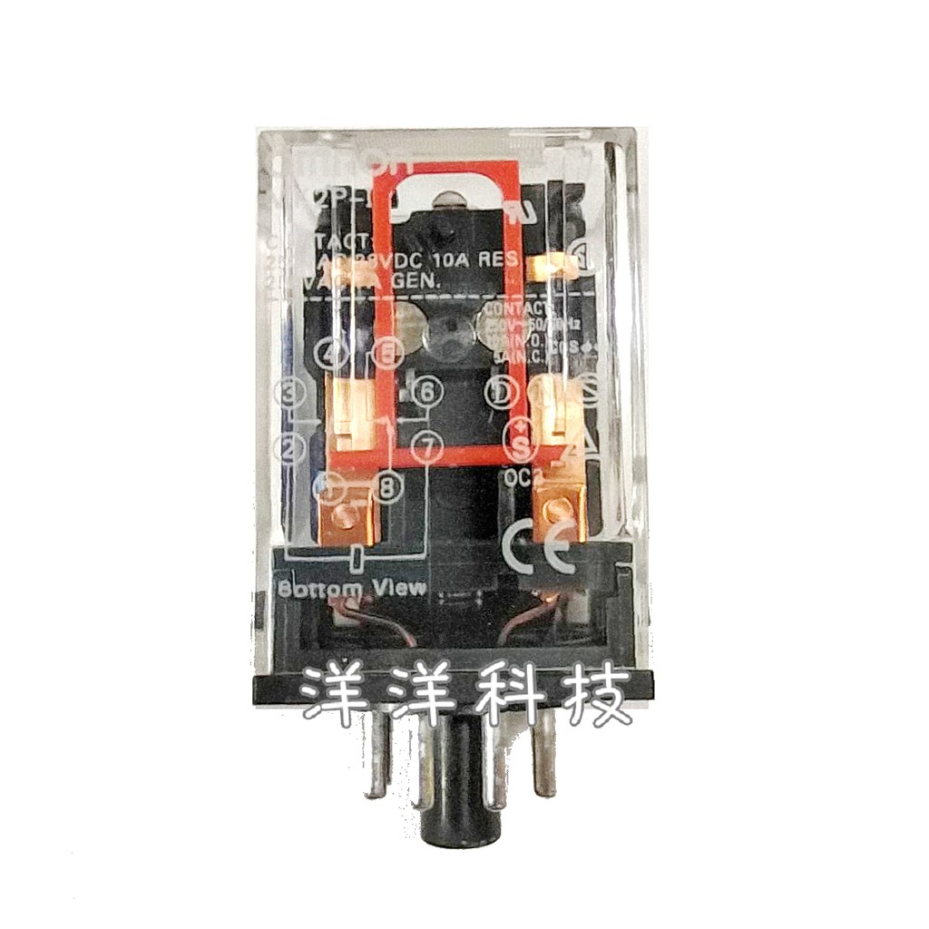 【洋洋科技】OMRON 歐姆龍 繼電器 MK2P-I MK2PN-I AC 110V / DC 12V 24V 125V | 蝦皮購物