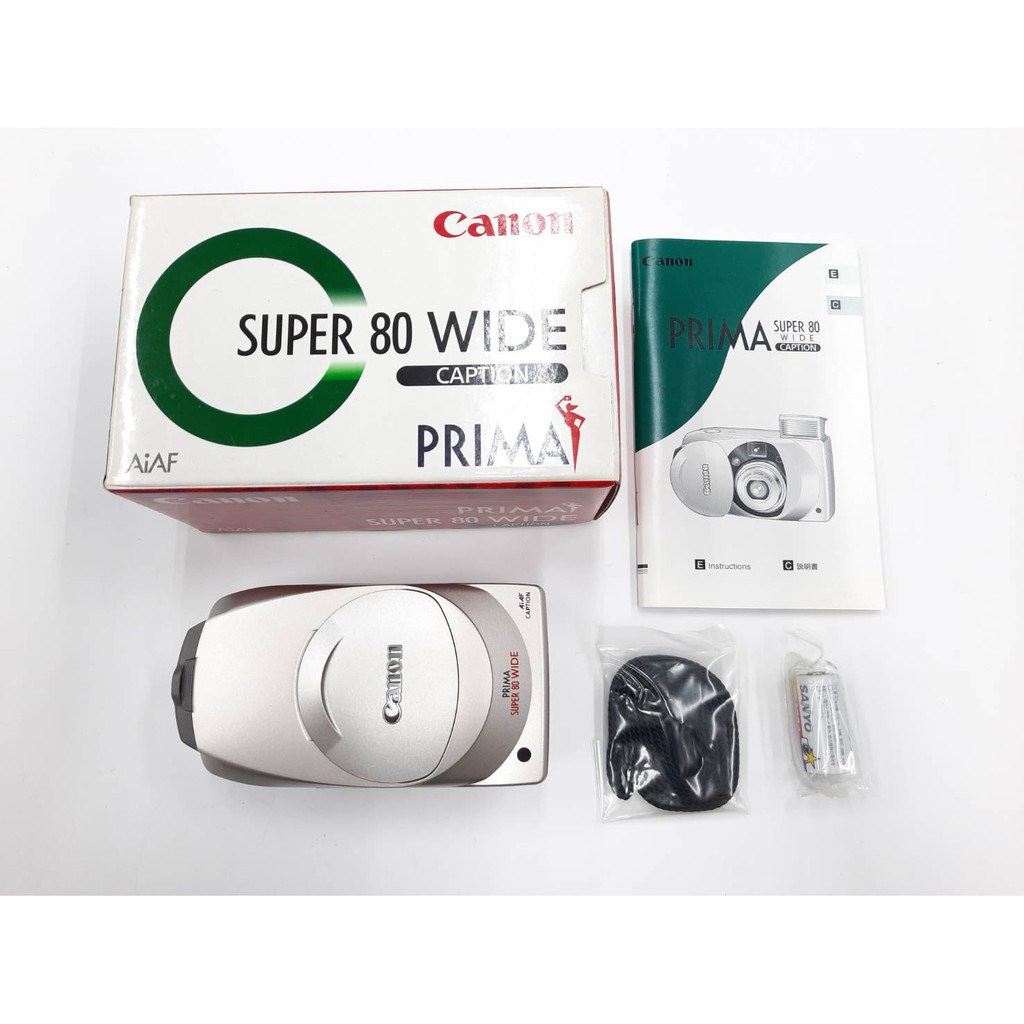 【獨家販售】全新 免運 Canon Super 80 WIDE 超廣角底片相機 復古相機 照相機 絕版 | 蝦皮購物