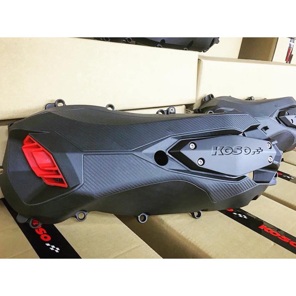 KOSO部品 YAMAHA FORCE 155 / S-MAX 155 輕量化導風傳動外蓋 霧黑色軸承防護盾 | 蝦皮購物