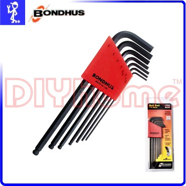 [DIYhome] 美國BONDHUS 10992 球型六角板手組 7支組 公制 (共有7種套裝組) J300015 | 蝦皮購物