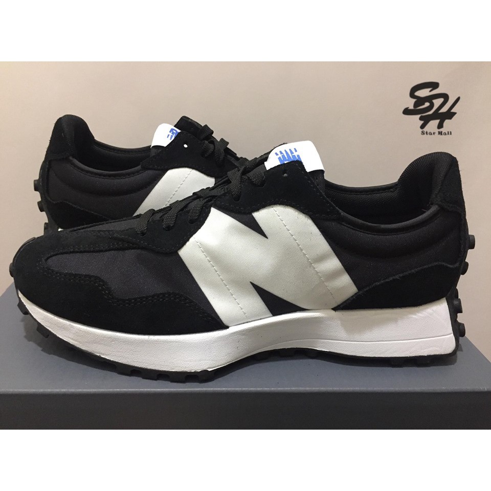 NEW BALANCE 327 黑白 復古鞋 MS327CPG | 蝦皮購物