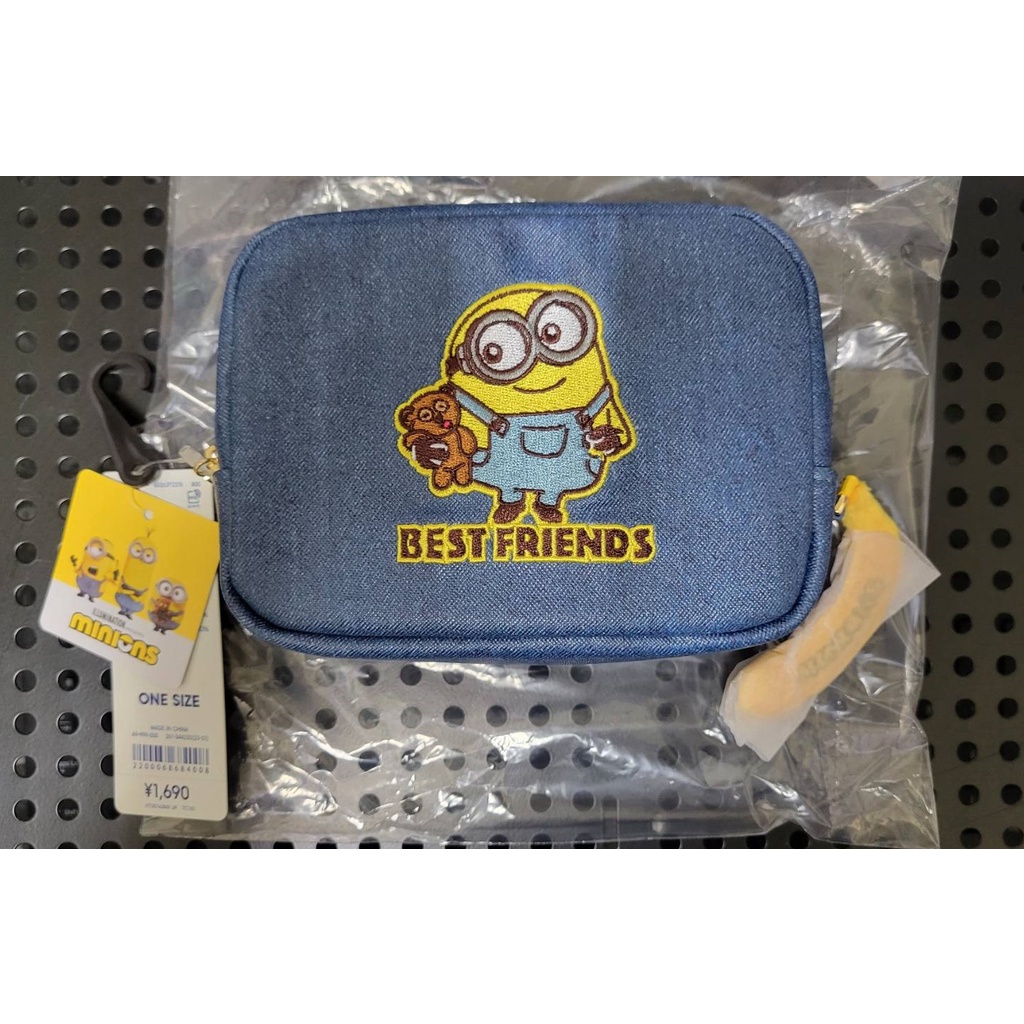 現貨-日本GU 小小兵 化妝萬用小包 -黃色 MINIONS | 蝦皮購物