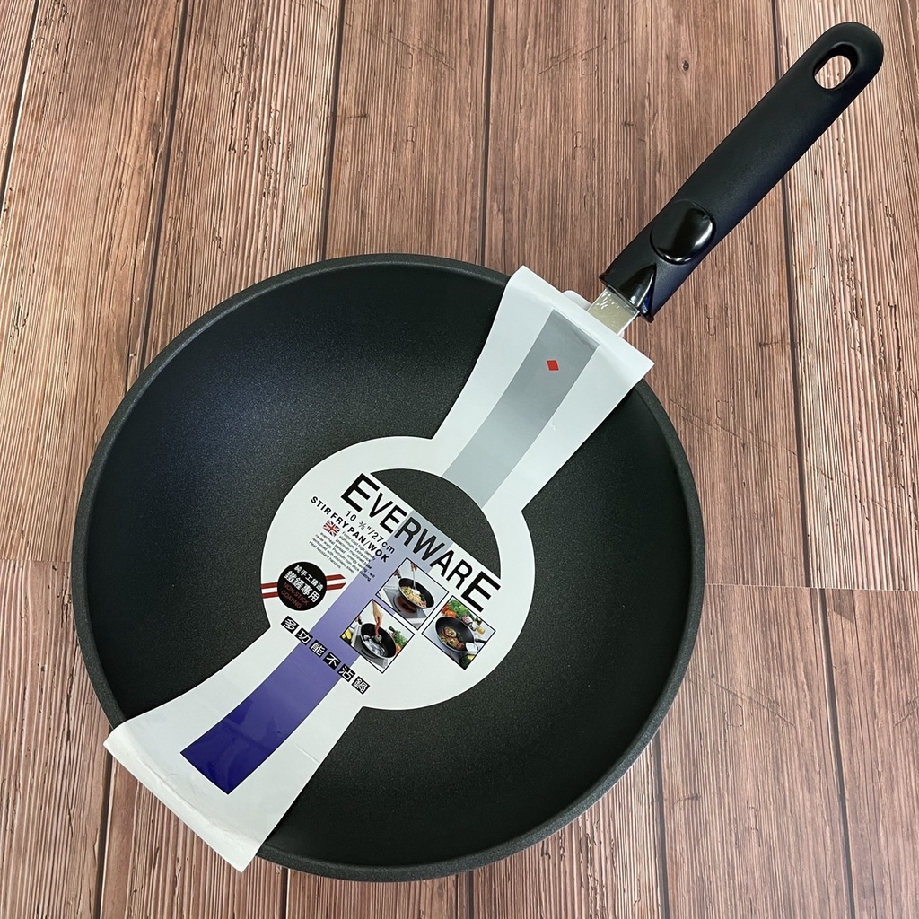 台灣製造 EVERWARE手工鑄造 鐵鏟專用不沾深型炒鍋 30CM 33cm 36cm 39cm(單把) | 蝦皮購物
